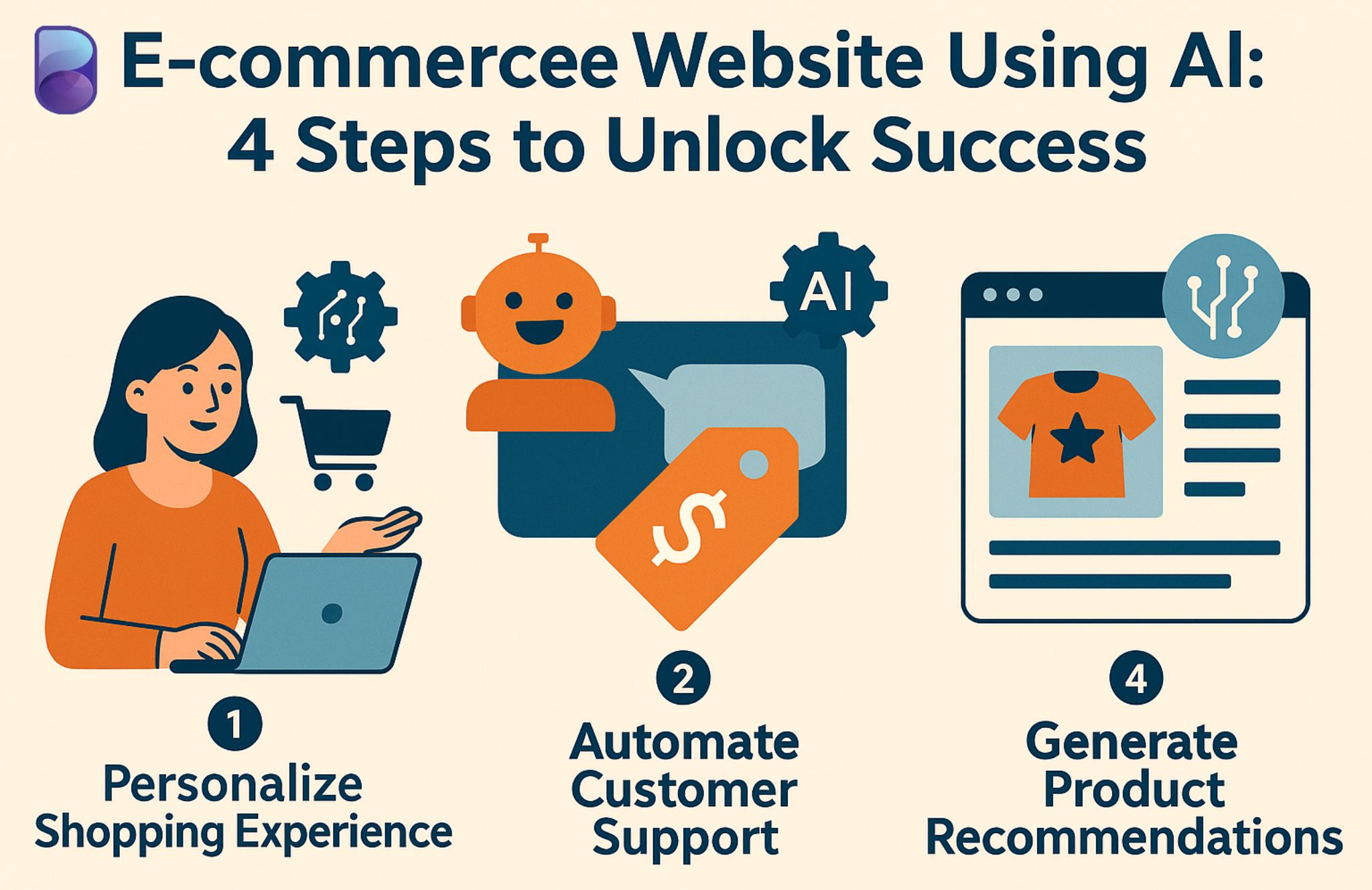 E-commerce Website Using AI: 4 Steps to Unlock Success - BINARAMA